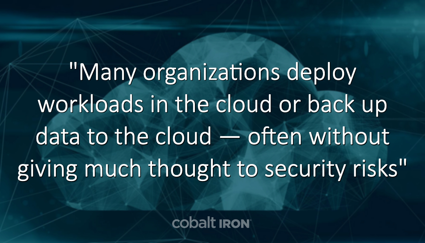 Security Practices for Backing Up Data in the Cloud